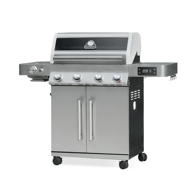 Grillstream Gourmet 4 Burner Hybrid - Stainless Steel - Creative Gardens