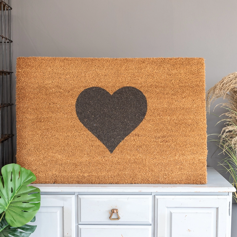 Heart Doormant Large Coir - Creative Gardens