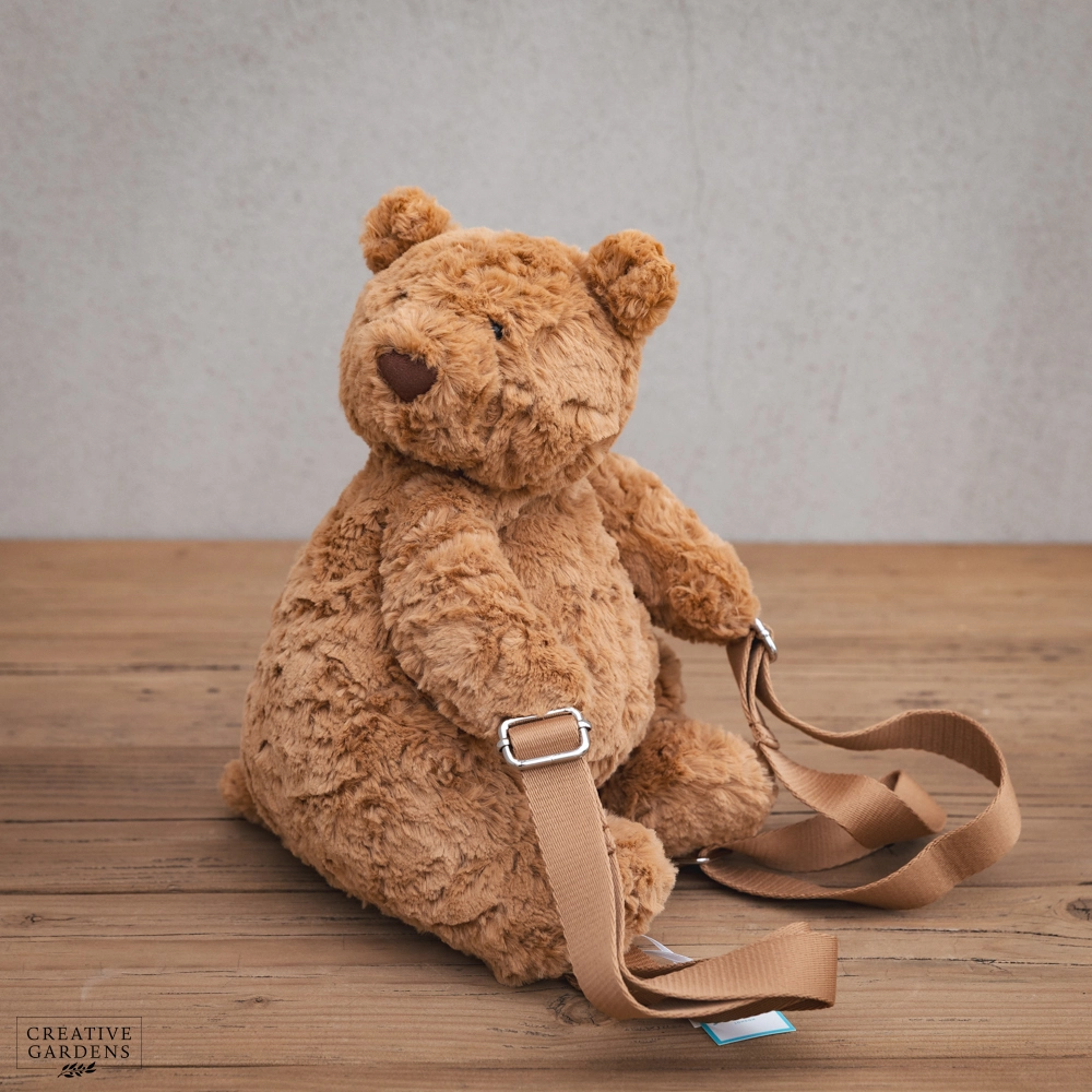 Jelly Cat Bartholomew Bear Backpack - Creative Gardens