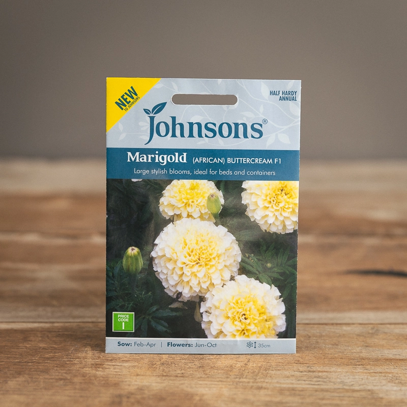 Marigold (African) Buttercream F1 - Creative Gardens