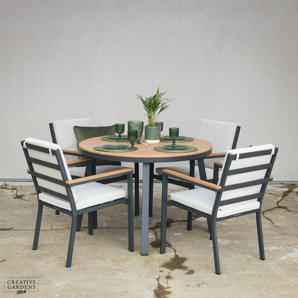 Nova Heidi 4 Seat Dining Set - Creative Gardens