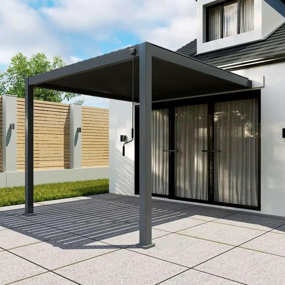Nova Titan Wall Mounted Pergola - 6m x 3m - Creative Gardens