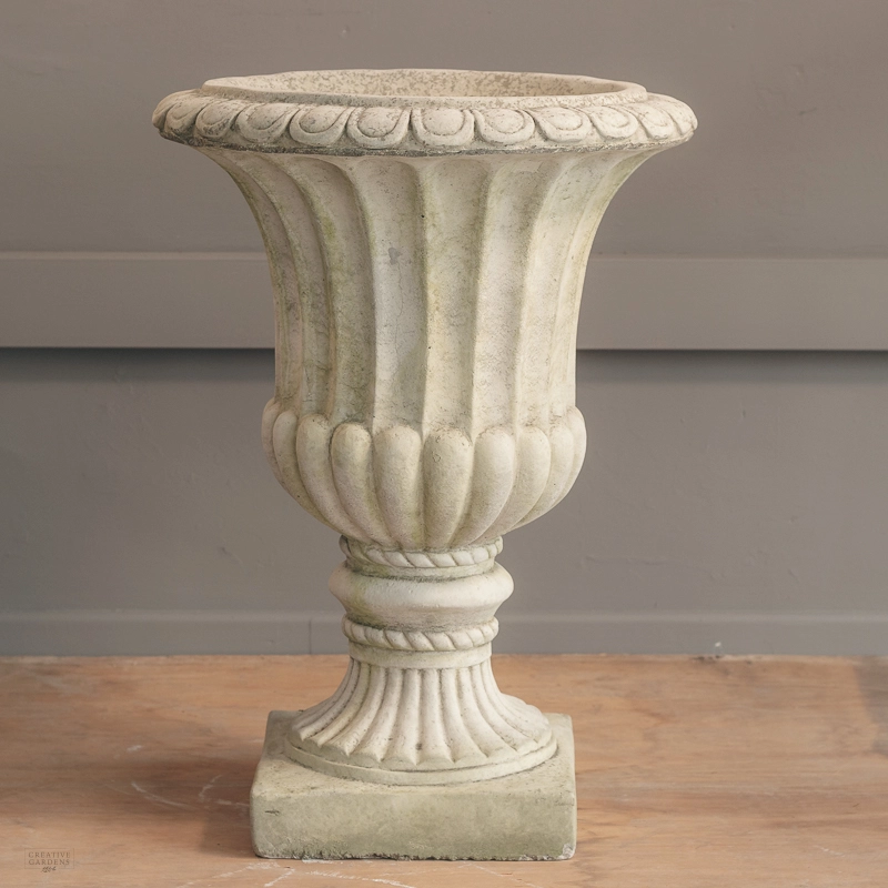 Oakleystone Large Fluted Vase - Creative Gardens