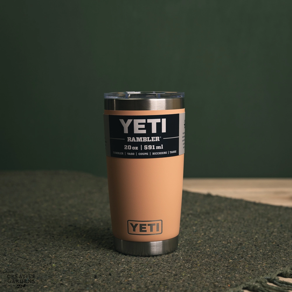 Yeti Rambler 20 Oz Tumbler - Peach - Creative Gardens