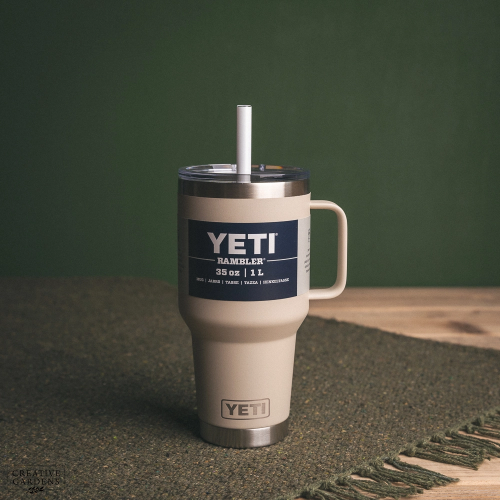 YETI Rambler 35 Oz Straw Mug - Cape Taupe - Creative Gardens