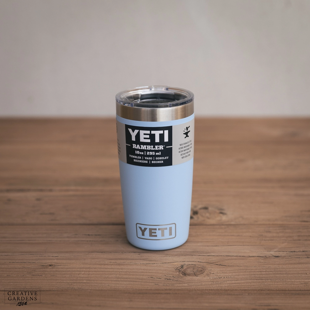 Yeti Rambler Tumbler 10oz - Big Sky Blue - Creative Gardens